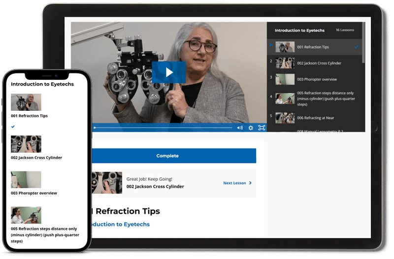 Eyecare Practice Training Solutions - Eyetechs